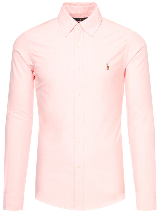 Polo Ralph Lauren Koszula Core Replen 710549084 Różowy Slim Fit | Modivo.pl