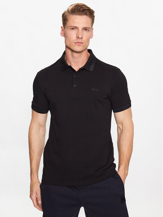 Boss Поло 50468983 Чорний Regular Fit | Modivo.ua