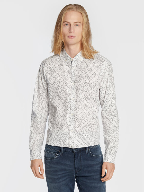 JOOP! Jeans Cămașă 15 Jjsh-40Haven-W 30033187 Alb Slim Fit | Modivo.ro