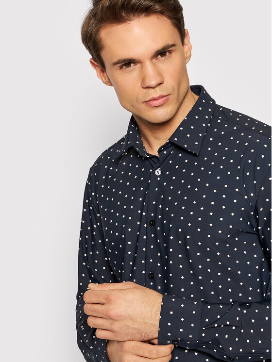 Boss Ing Ronni_F 50463265 Fekete Slim Fit | Modivo.hu