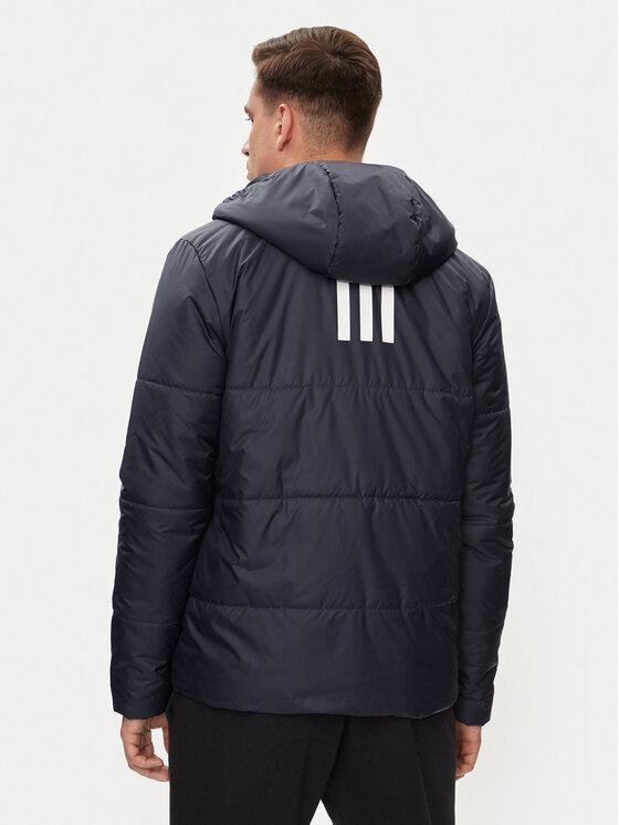 adidas Daunenjacke Bsc 3-Stripes HG6270 Dunkelblau Standard Fit | Modivo.de