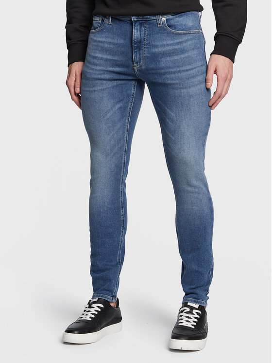 Calvin Klein Jeans Jeans J30J322810 Blau Super Skinny Fit | Modivo.de