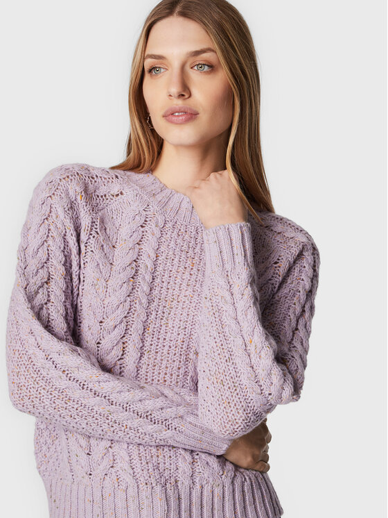 Moss Copenhagen Πουλόβερ Kristel 16904 Μωβ Regular Fit | Modivo.gr