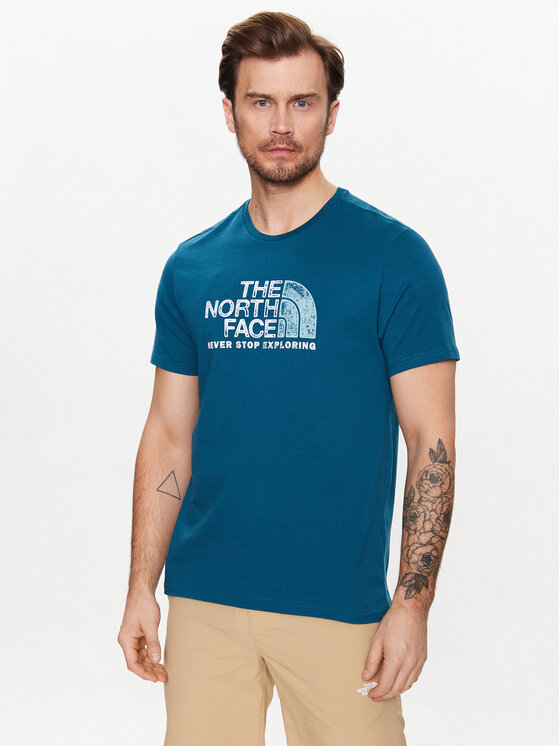 The North Face Тишърт Rust NF0A4M68 Тъмносин Regular Fit | Modivo.bg