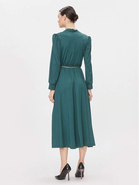 Rinascimento Sukienka koktajlowa CFC0116384003 Zielony Regular Fit | Modivo.pl