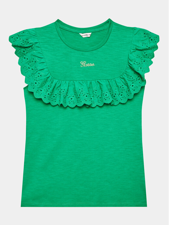 Guess Bluse J3GP02 K6XN1 Grün Regular Fit | Modivo.de