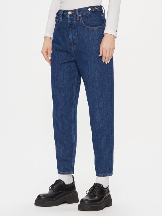Tommy Jeans Jeans DW0DW15971 Dunkelblau Mom Fit | Modivo.de