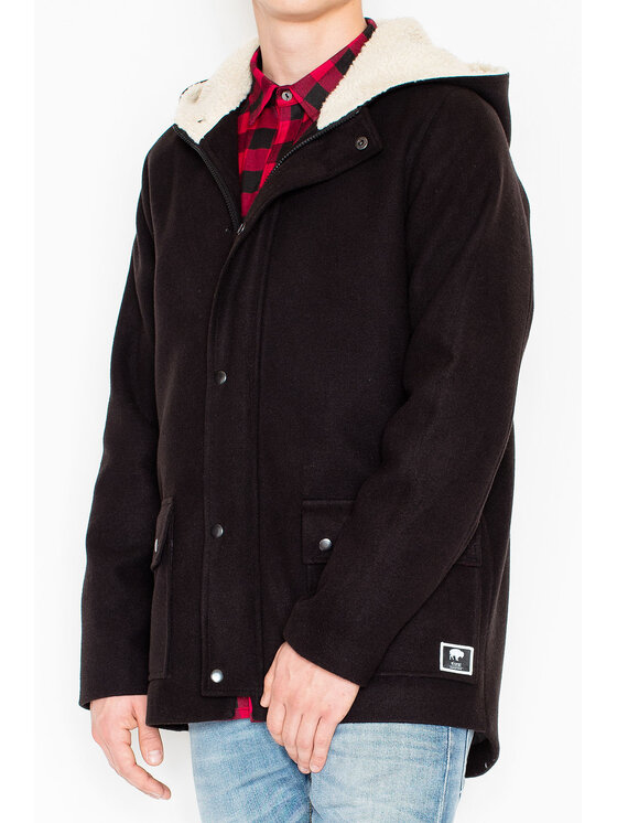 Visent Kurtka przejściowa V030 Czarny Standard Fit | Modivo.pl