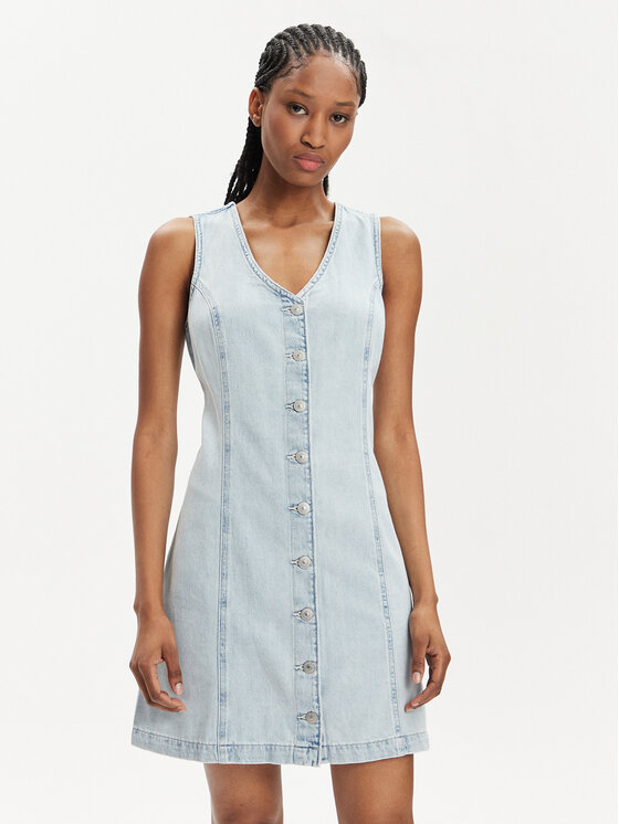 Levi's® Džinsinė suknelė Thora A7600-0000 Žydra Slim Fit | Modivo.lt