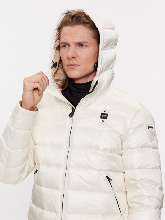 Blauer Vatovaná bunda 23WBLUC03075 Écru Regular Fit | Modivo.cz