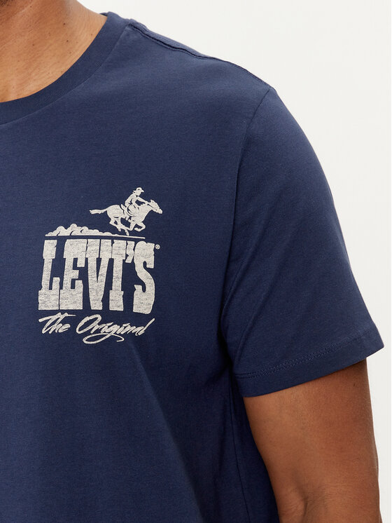 Levi's® T-Shirt Classic Graphic 22491-1484 Granatowy Regular Fit ...