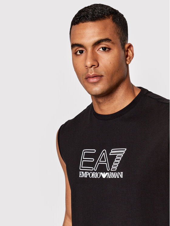 EA7 Emporio Armani Tank-Top 3LPT80 PJ02Z 1200 Schwarz Regular Fit | Modivo.de