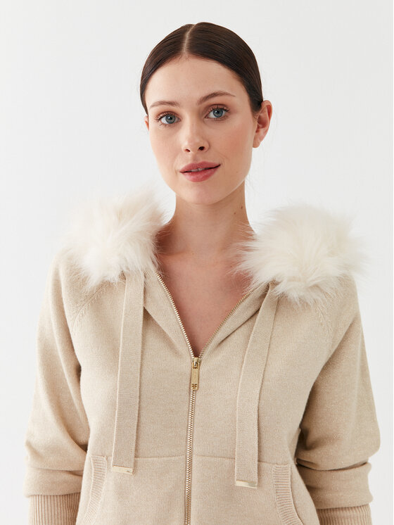 Fracomina Mikina FJ23WT7010K502Q7 Zlatá Regular Fit | Modivo.cz