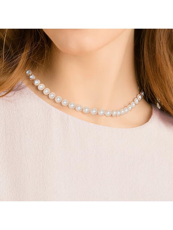 Swarovski Naszyjnik Angelic 5367845 Różowe złoto | Modivo.pl