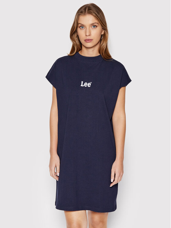 Lee Robe de jour L50QUW35 112145233 Bleu marine Oversize | Modivo.fr