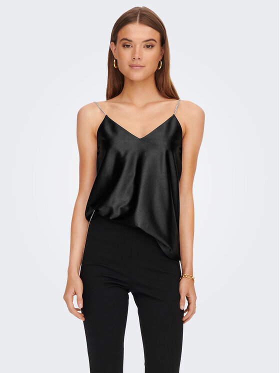 ONLY топ Susan 15277999 Черен Regular Fit | Modivo.bg