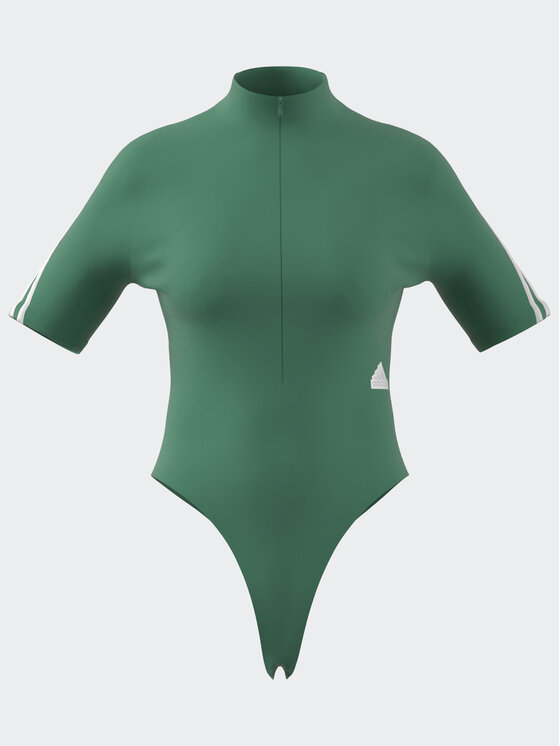 adidas Body Future Icons 3-Stripes Bodysuit IB8529 Zielony Slim Fit ...