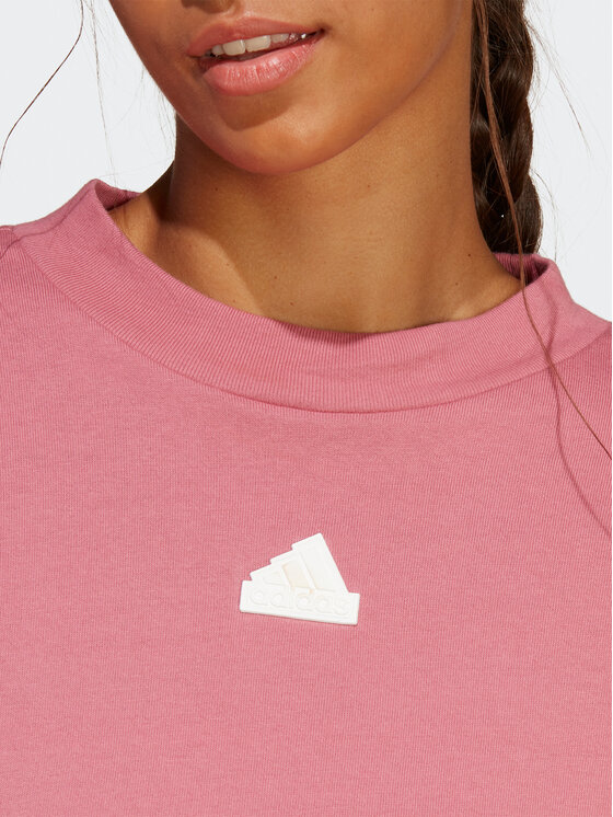 adidas T-Shirt Future Icons 3-Stripes T-Shirt IB8519 Różowy Loose Fit ...