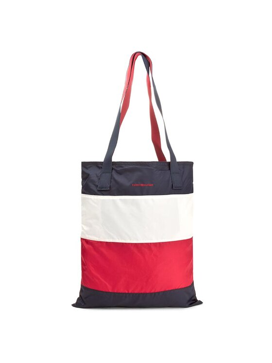 Tommy Hilfiger Handtasche Mascot Rollway AW0AW04594 Dunkelblau Modivo