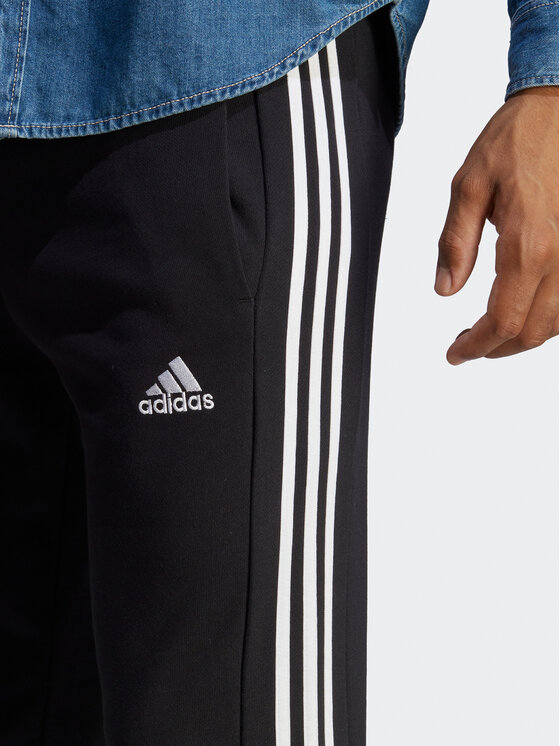 adidas Spodnie dresowe Essentials French Terry Tapered Cuff 3-Stripes ...