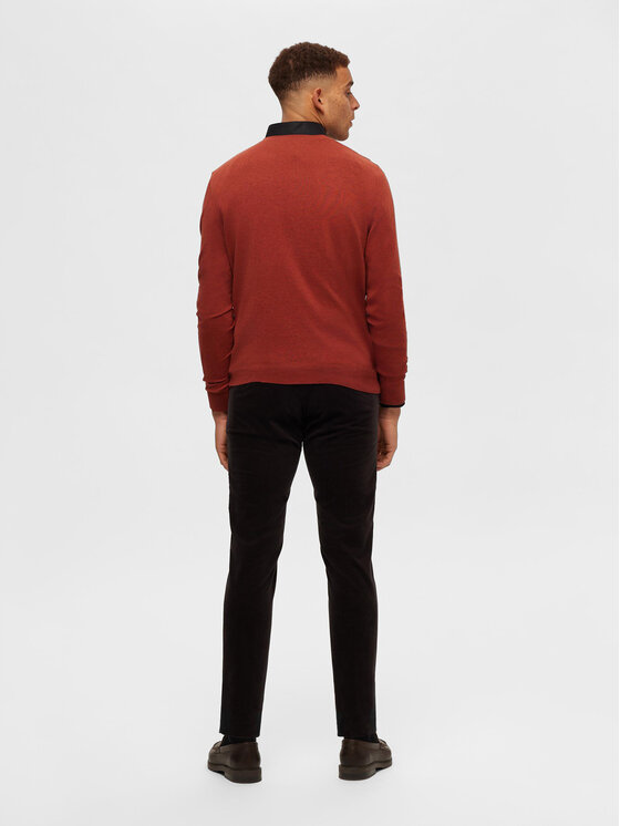 Selected Homme Svetr 16074682 Oranžová Regular Fit | Modivo.cz