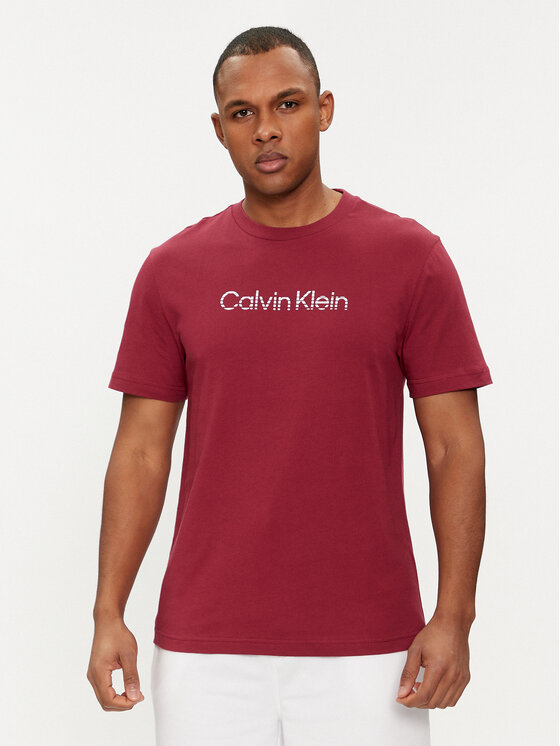Calvin Klein Tričko Degrade Logo K10K112501 Červená Regular Fit | Modivo.sk