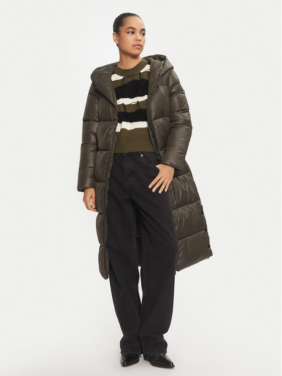 Frieda & Freddies Geacă de iarnă 3802 Verde Regular Fit | Modivo.ro