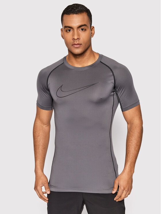 Nike Koszulka techniczna Pro Dri-Fit DD1992 Szary Tight Fit | Modivo.pl