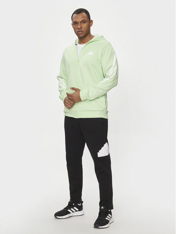 adidas Mikina Future Icons 3-Stripes IN3325 Zelená Regular Fit | Modivo.sk