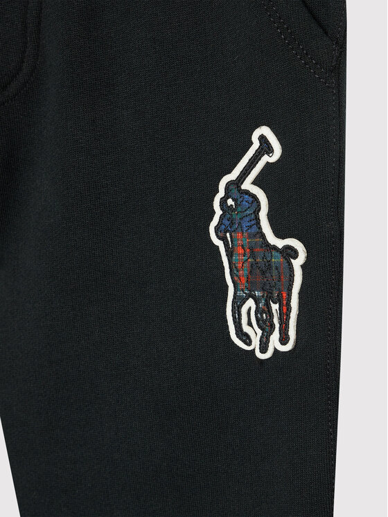 Polo Ralph Lauren Долнище анцуг Popant M2 322859612001 Черен Regular ...