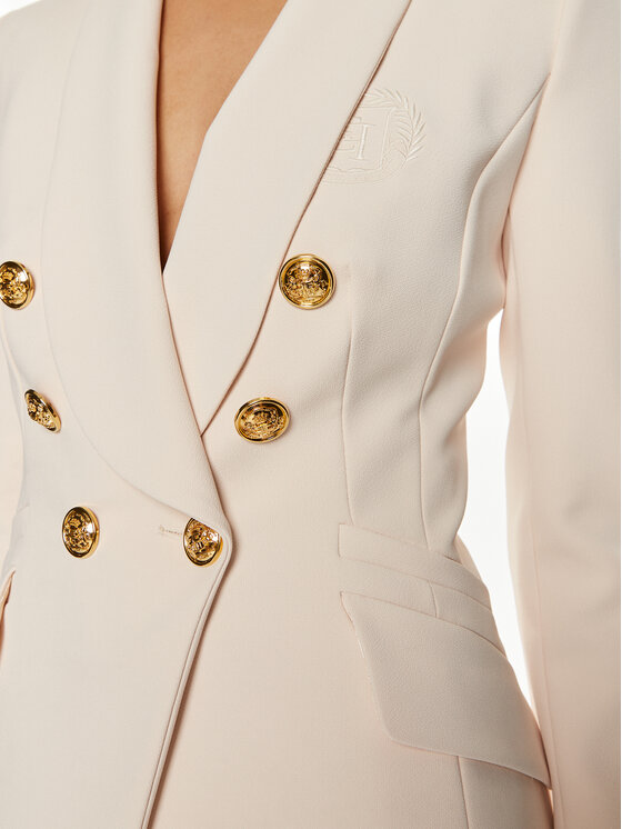 Elisabetta Franchi Sakoi Gi-093-46e2 Bijela Regular Fit 