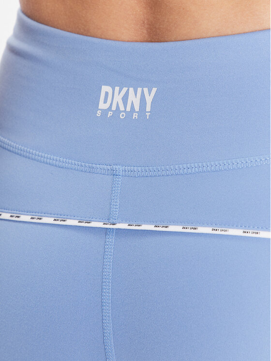 DKNY Sport Legginsy DP3P3218 Błękitny Active Fit | Modivo.pl