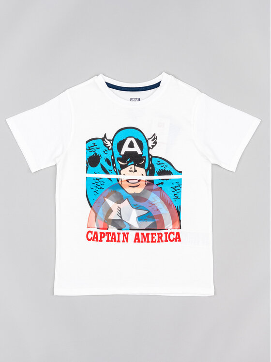 Zippy T-Shirt Marvel ZKBAP0303 23027 Biały Regular Fit | Modivo.pl