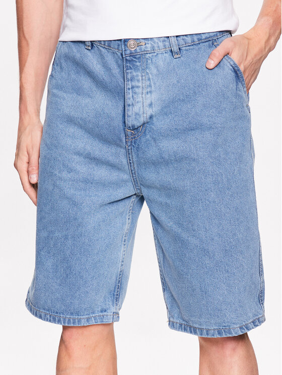Brave Soul Short en jean MSRT-BURROW Bleu marine Regular Fit | Modivo.fr