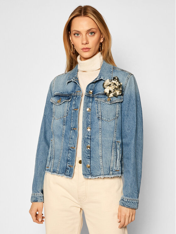 Liu Jo Джинсова куртка UF0090 D4470 Голубий Regular Fit | Modivo.ua