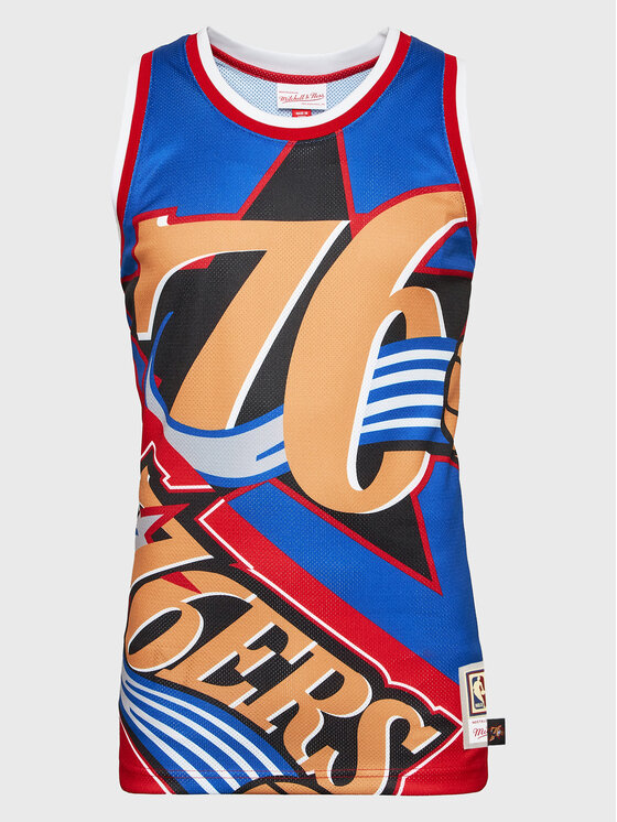 Mitchell & Ness Tank-Top TMTK4350 Blau Regular Fit | Modivo.de