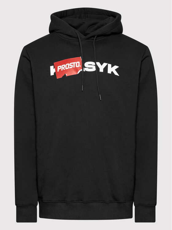 PROSTO. Sweatshirt KLASYK Sticker 2121 Schwarz Regular Fit | Modivo.de