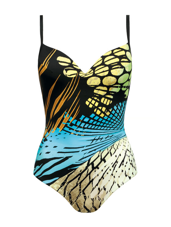 Feba Strój kąpielowy F28C Kolorowy | Modivo.pl