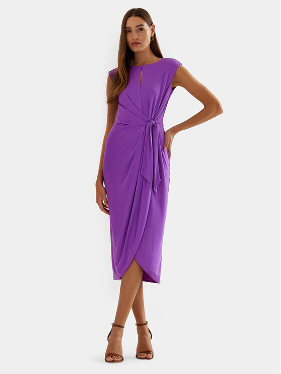 Lauren Ralph Lauren Rochie cocktail 250925939002 Violet Regular Fit ...