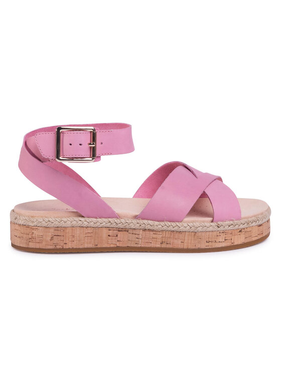 Clarks Espadrilky Botanic Poppy 261478914 Růžová | Modivo.cz