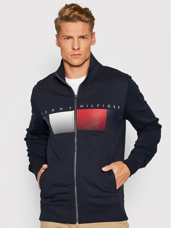 Tommy hilfiger full zip sweater store