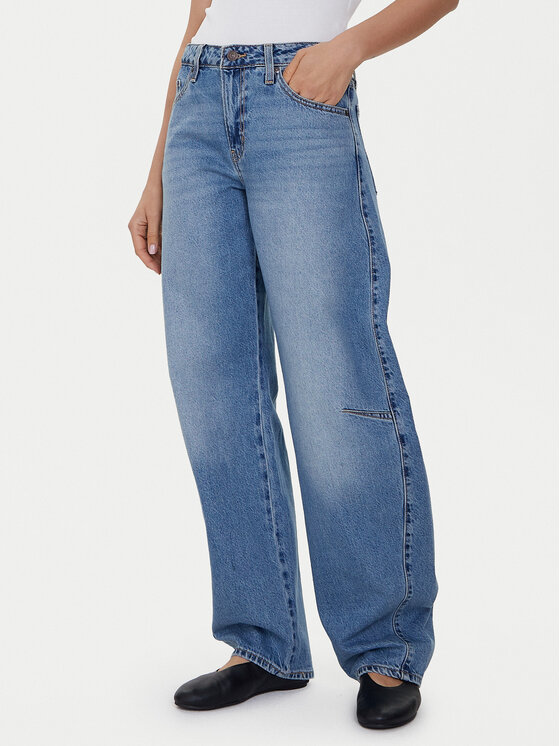 Levi's® Blugi Dad Barrel 0039A-0002 Albastru Baggy Fit | Modivo.ro
