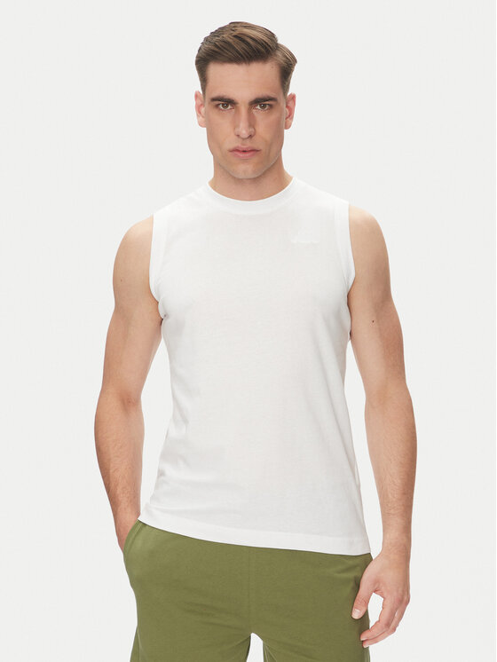 Kappa Tank top Logo Corpo Cadwal 303HZB0 Alb Regular Fit | Modivo.ro