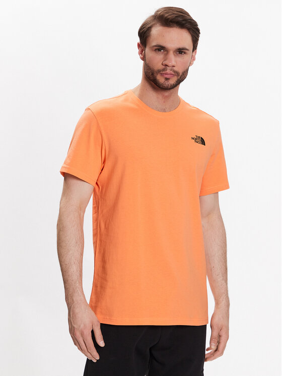 The North Face T-krekls Red Box NF0A2TX2 Oranžs Regular Fit | Modivo.lv