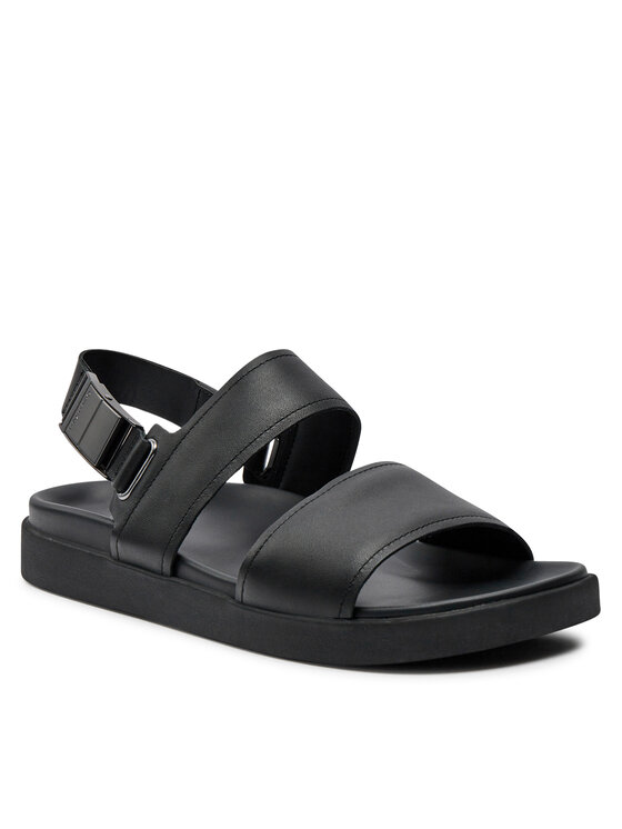 Calvin Klein Sandale Back Strap W/ Iconic Plaque HM0HM01383 Negru ...