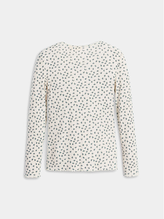 Levi's® Bluzka Dry Goods A5910-0002 Écru Regular Fit | Modivo.pl