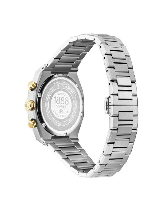 Roamer Zegarek Stingray R7 Chrono 854837 47 75 50 Srebrny | Modivo.pl