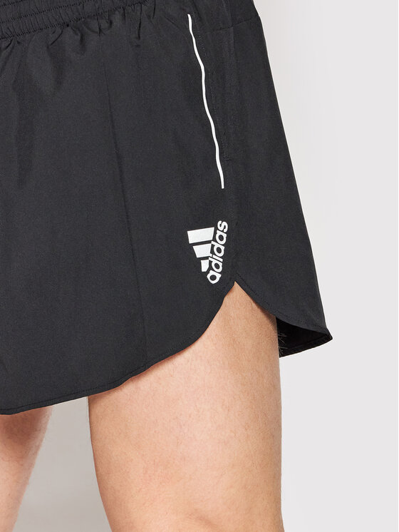 adidas Sportshorts Own The Run Split H58594 Schwarz Regular Fit | Modivo.de