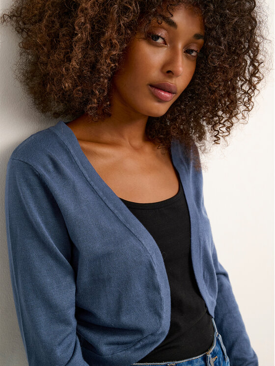 Kaffe Bolerko Astrid 500020 Niebieski Regular Fit | Modivo.pl