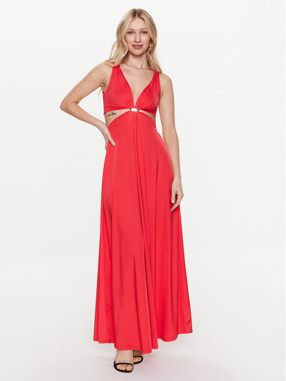 Pinko Abendkleid 100932 A0RM Rot Regular Fit | Modivo.de